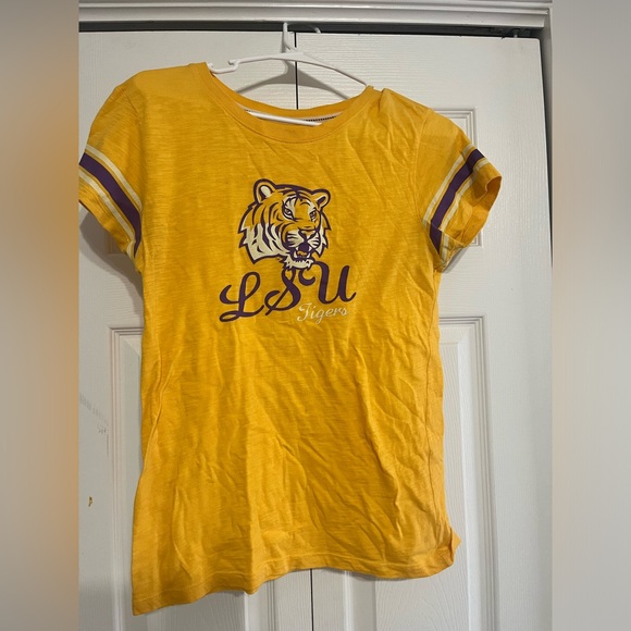 Colosseum Athletics | Shirts & Tops | Lsu Kids Yellow Tshirt | Poshmark